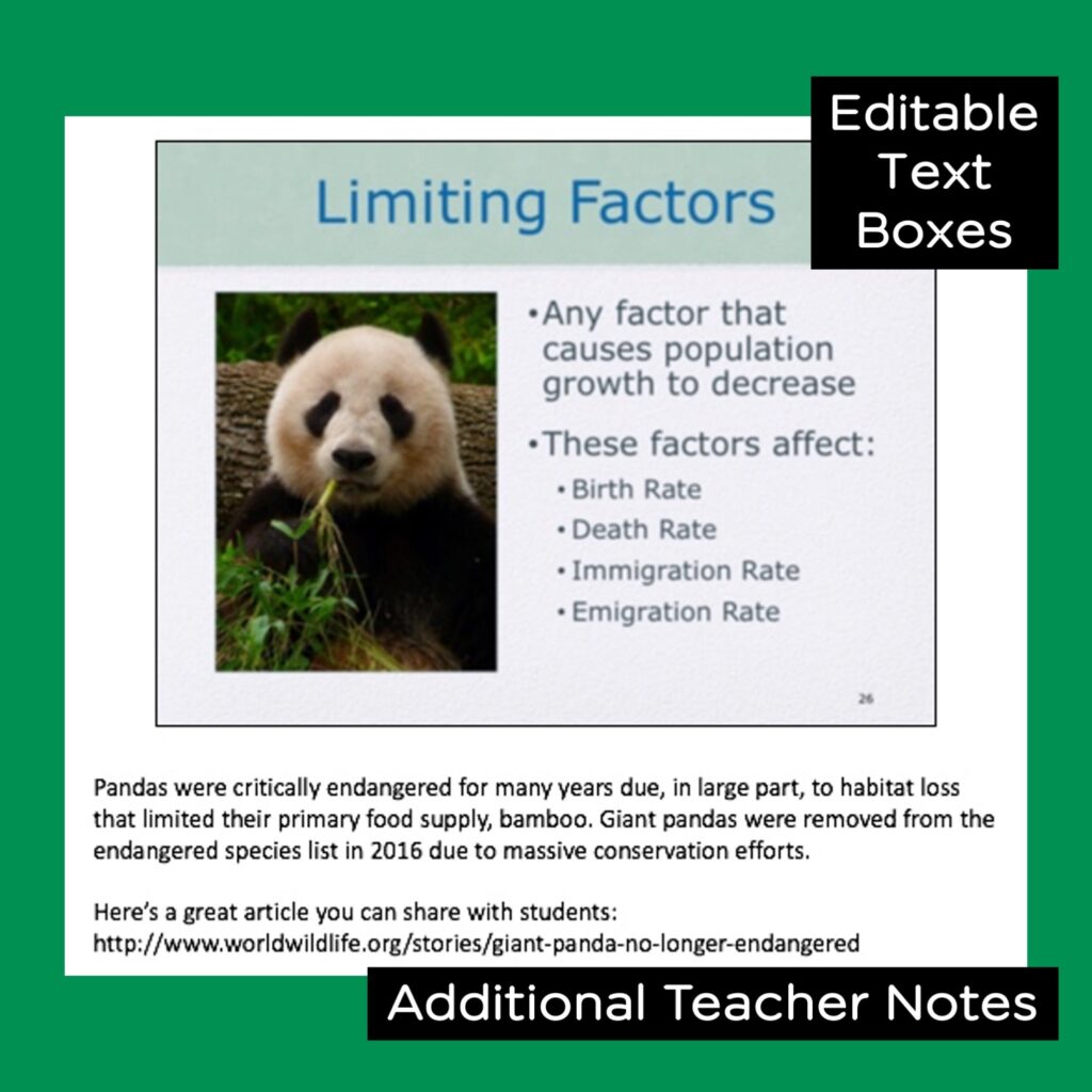 Populations and Communities PowerPoint, Notes, and Videos - Science Island