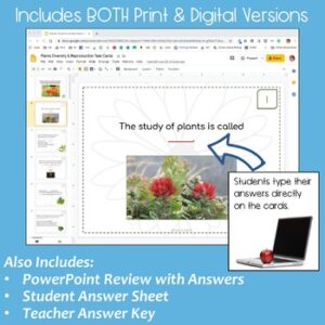 Plants Task Cards Activity: Diversity & Reproduction - Science Island